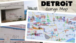 Map of Detroit Hoods (Tour of Detroit Gangs & More)
