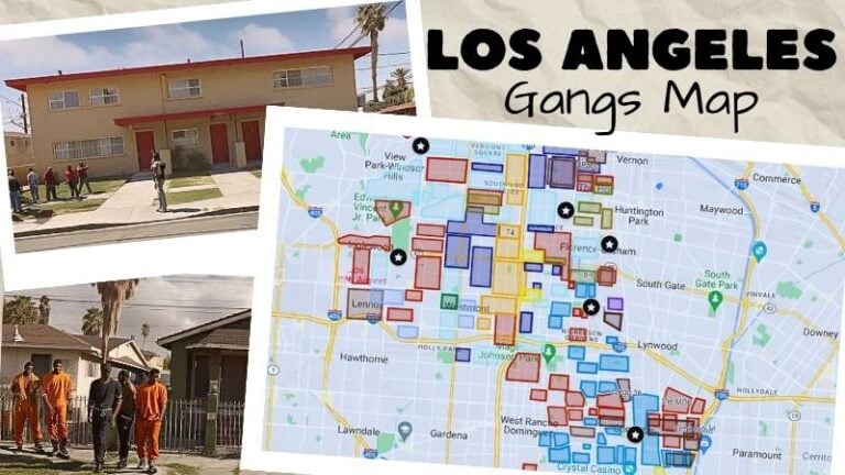 Map of Los Angeles Gangs (Full Tour of Los Angeles Hoods)